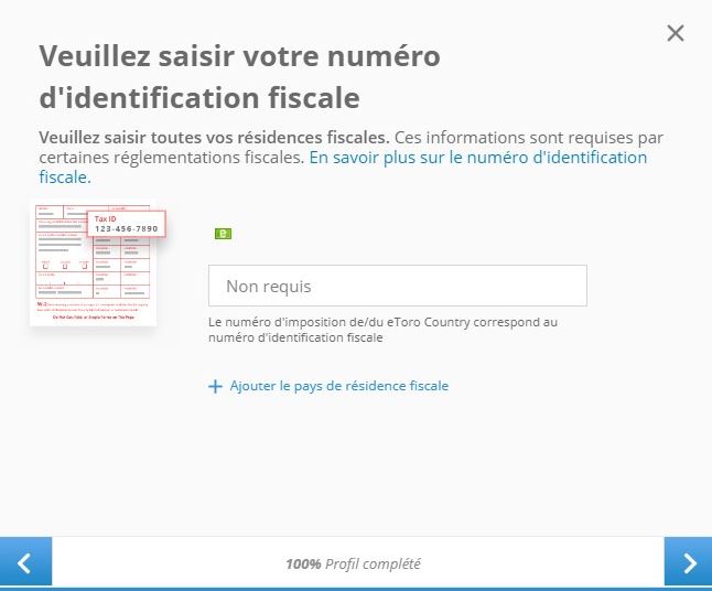 Qu’est-ce qu’un Numéro d’Identification Fiscale (NIF) ? | eToro : Aide